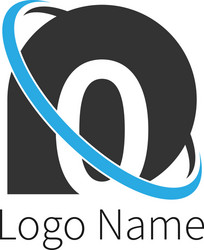 Letter circle logo concept icon Royalty Free Vector Image