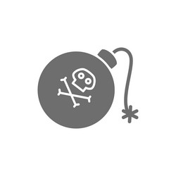 Continuous single line drawing of grenades Vector Image