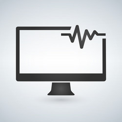 Technical support computer 24 hours Royalty Free Vector