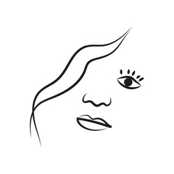 Continuous Line Abstract Face Vector Images (over 8,200)