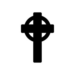 Christian cross halloween vampire defense Vector Image