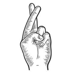 Fingers Crossed Cartoon Vector Images (over 730)