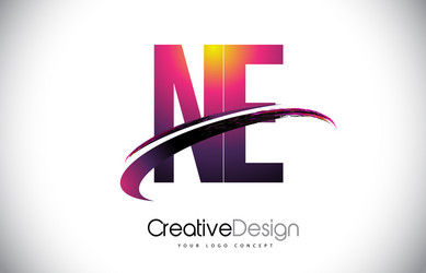 Alphabet Letters Ne Creative Logo Letter Vector Images (over 950)