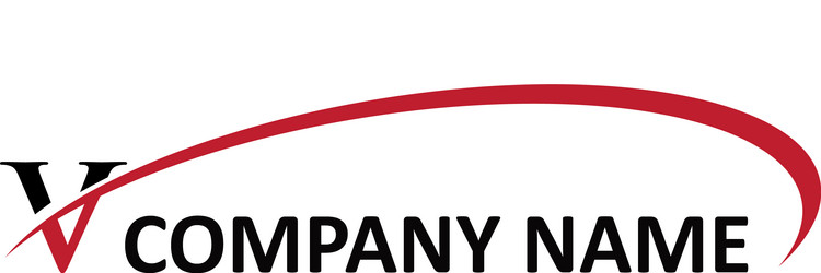 T letter swoosh logo Royalty Free Vector Image