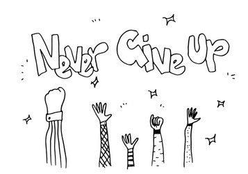 Applause hand draw on white background Royalty Free Vector