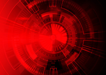 Abstract red technology design backdrop Royalty Free Vector