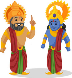 Lord rama with arrow in dussehra navratri festival