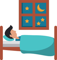 Sleep and rest cartoons Royalty Free Vector Image