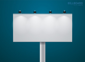 Abstract digital vertical street poster billboard Vector Image