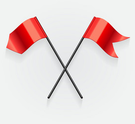 Red flags icon set Royalty Free Vector Image - VectorStock