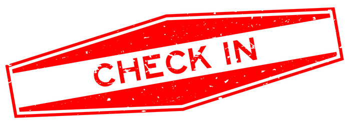 Grunge black check in word round rubber seal Vector Image