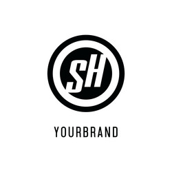 Initial ok logo concentric circle line clean and Vector Image