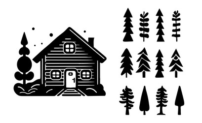 Log Cabin Vector Images (over 1,900)