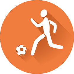 Soccer ball symbol Royalty Free Vector Image - VectorStock