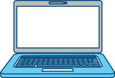 Laptop computer technology Royalty Free Vector Image