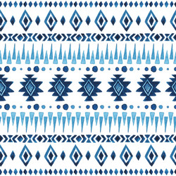 Seamless aztec pattern Royalty Free Vector Image