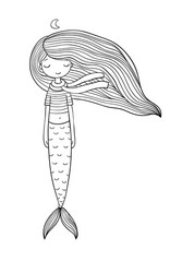 Siren Mermaid Theme Vector Images (over 420)