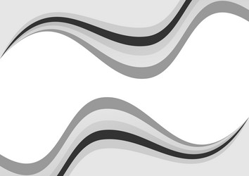 Abstract wave white background design Royalty Free Vector