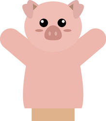 Cute puppet animal Royalty Free Vector Image - VectorStock