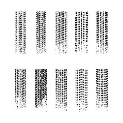 Bike tire tracks Royalty Free Vector Image - VectorStock