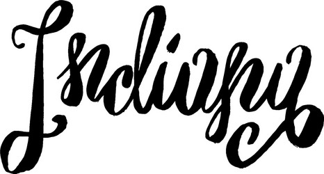 Usa states name phrase brush calligraphy Vector Image