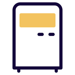 Portable floor standing air conditioner Royalty Free Vector