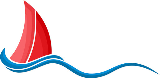 Sailing vessel logo Royalty Free Vector Image - VectorStock