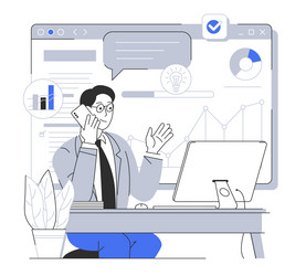 Teamwork business collection Royalty Free Vector Image