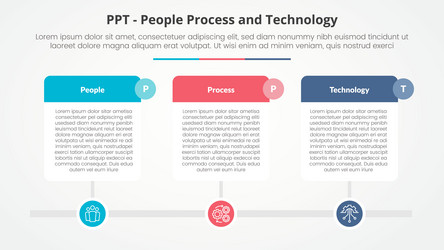 Ppt framework infographic concept for slide Vector Image