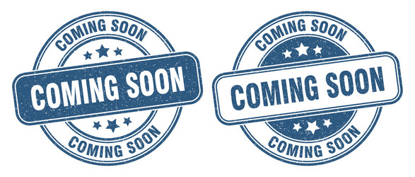 Coming soon stamp Royalty Free Vector Image - VectorStock