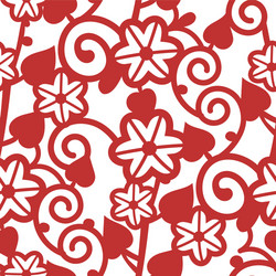 Laser cut template initial monogram letters Vector Image