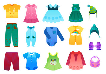 School uniforms for children kids clothes Vector Image
