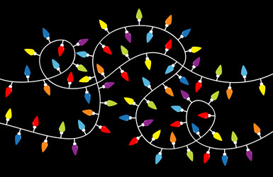 String of Christmas Lights Cartoon Vector Images (over 1,000)