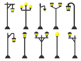 Light Pole Silhouette Vector Images (over 1,800)