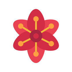 Red Tiger Lily Vector Images (83)