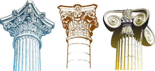 Column texture Royalty Free Vector Image - VectorStock