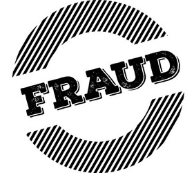 Fraud black stamp Royalty Free Vector Image - VectorStock