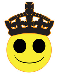 Smiley Face with Crown Vector Images (over 100)