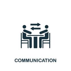 Non-religious person icon monochrome sign from Vector Image