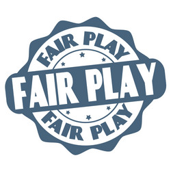 Fair play rubber stamp Royalty Free Vector Image