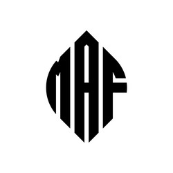 Maf logo letter design Royalty Free Vector Image