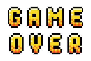 Pixel 8 bit uppercase letter l as font Royalty Free Vector