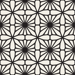 Seamless black and white mosaic triangular Vector Image