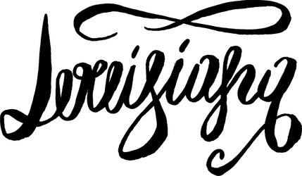 Usa states name phrase brush calligraphy Vector Image