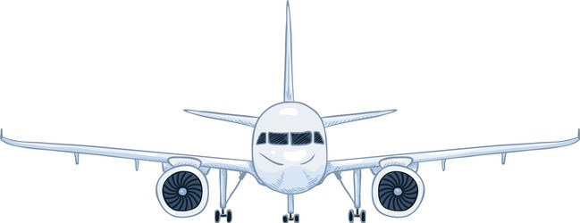 Commercial Airplane Cartoon Vector Images (over 2,100)