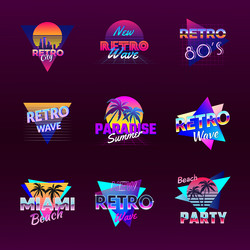 80s Party Logo