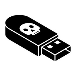 Usb hack Royalty Free Vector Image - VectorStock