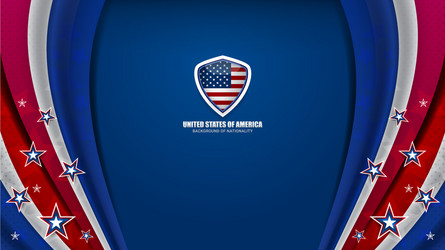 Usa background design Royalty Free Vector Image