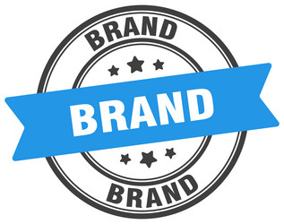 Original brand stamp label Royalty Free Vector Image