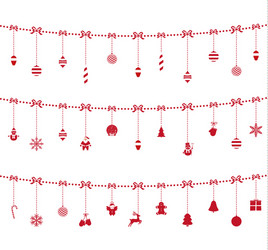 Hanging Christmas Ornaments Vector Images (over 14,000)